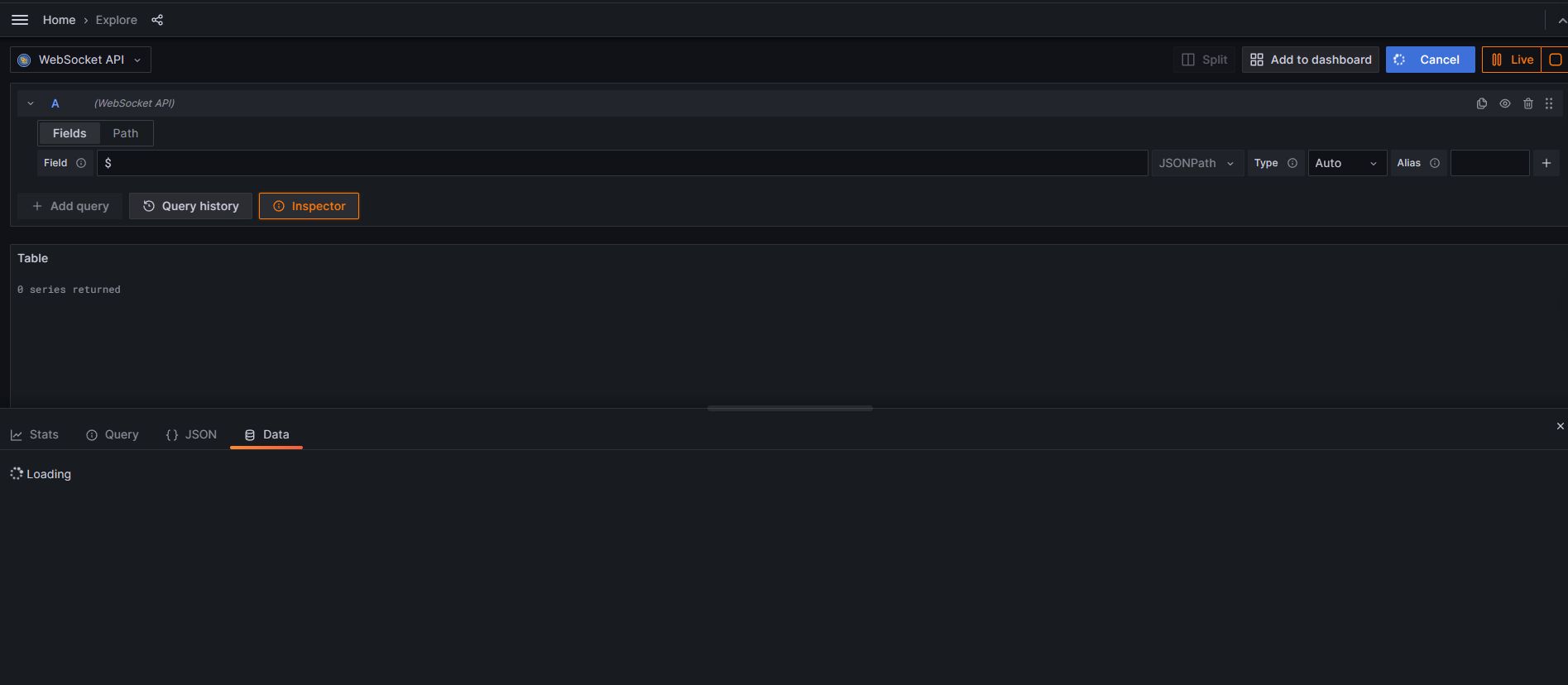 How used grafana-websocket-plugin get data from Binance websocket API - Grafana - Grafana Labs ...