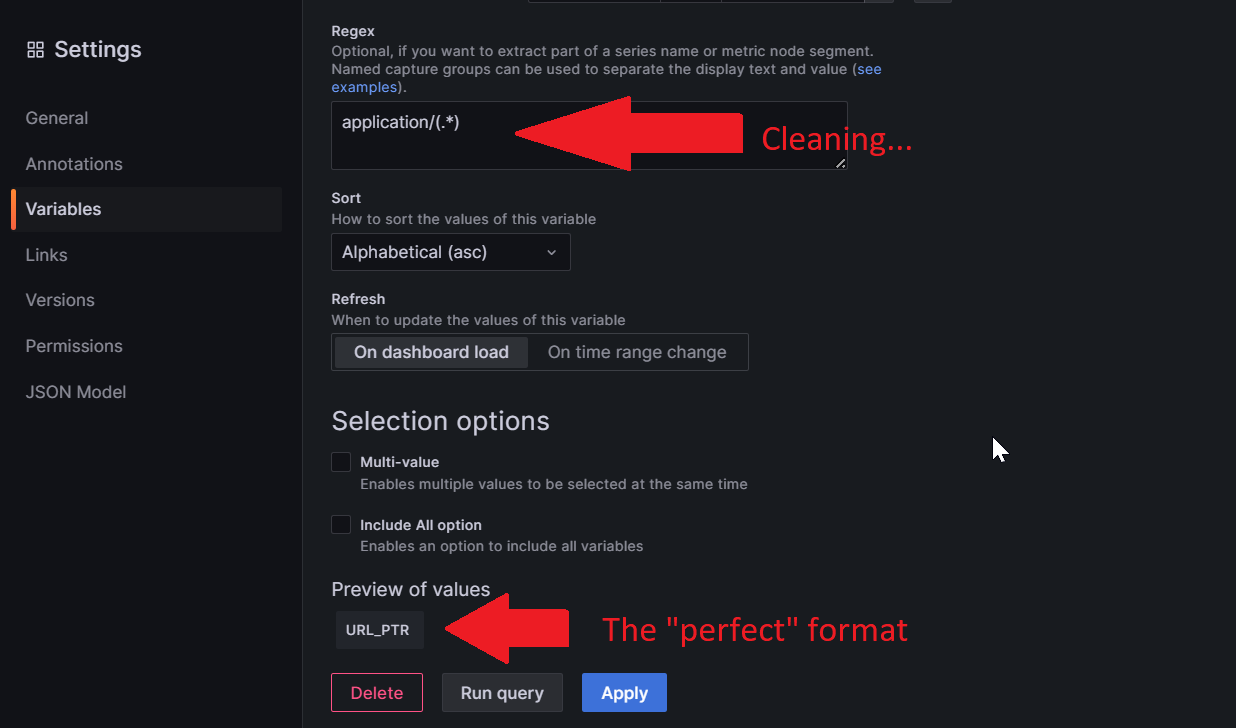 How To Create External Link With Regex Variable Dashboards Grafana Labs Community Forums