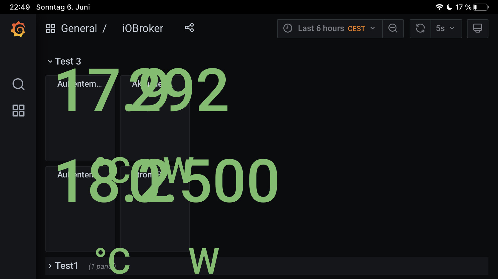 Numbers Wrong iOS Dashboard - Configuration - Grafana Labs Community Forums