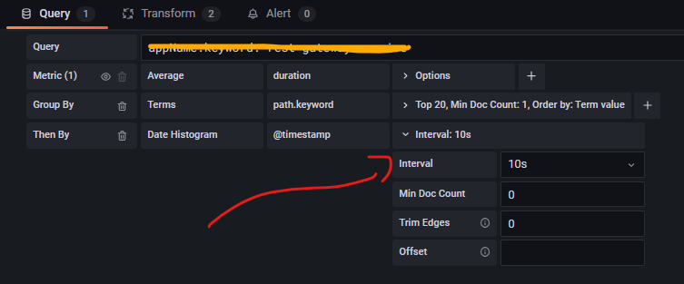 Change time interval in elasticsearch dashboard - Dashboards - Grafana Labs Community Forums
