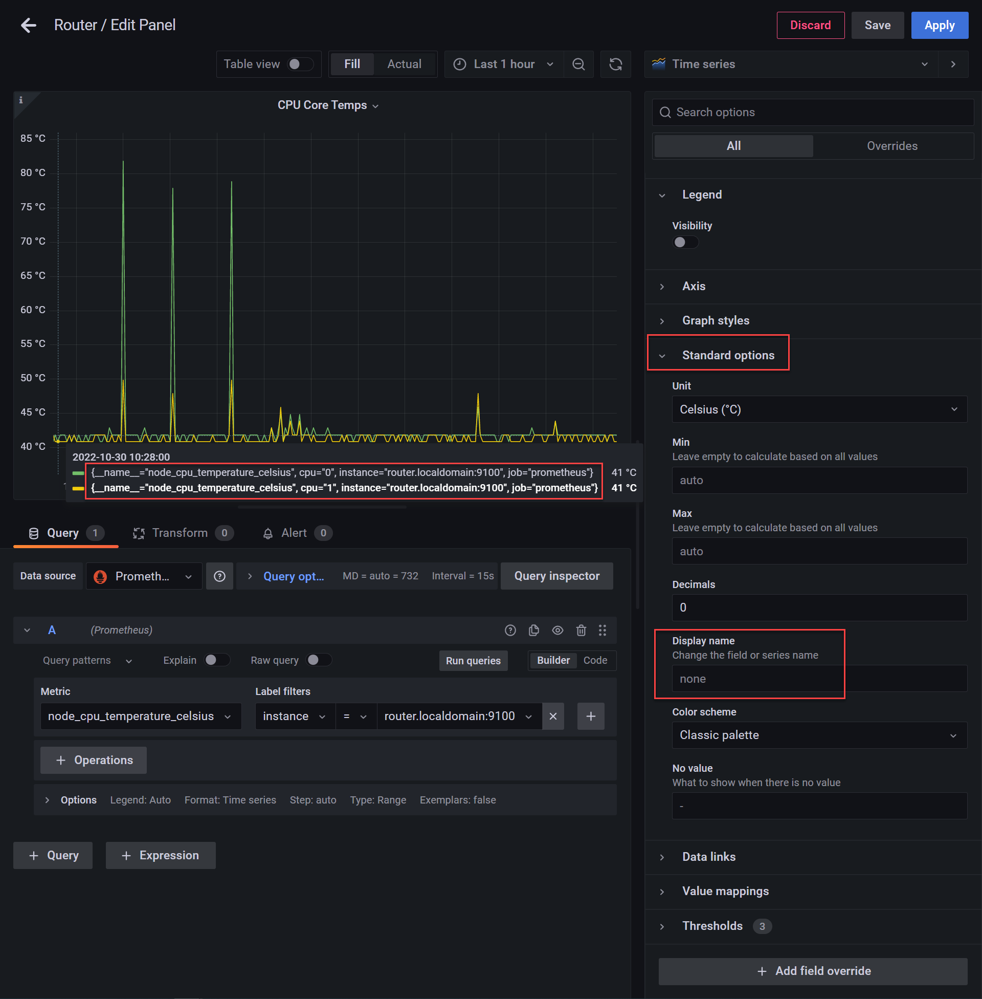 How to change name of tooltip label for cpu core temp? - Time Series Panel - Grafana Labs ...