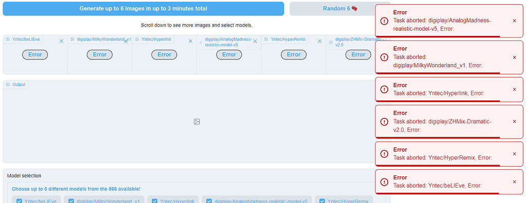 Why are spaces showing Error: Task aborted? - Spaces - Hugging Face Forums