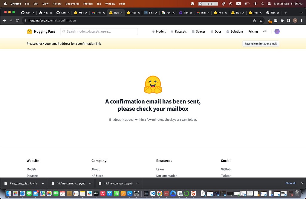 Hugging face didnot send me the gmail confirmation mail. It've been 2 days - Beginners - Hugging ...