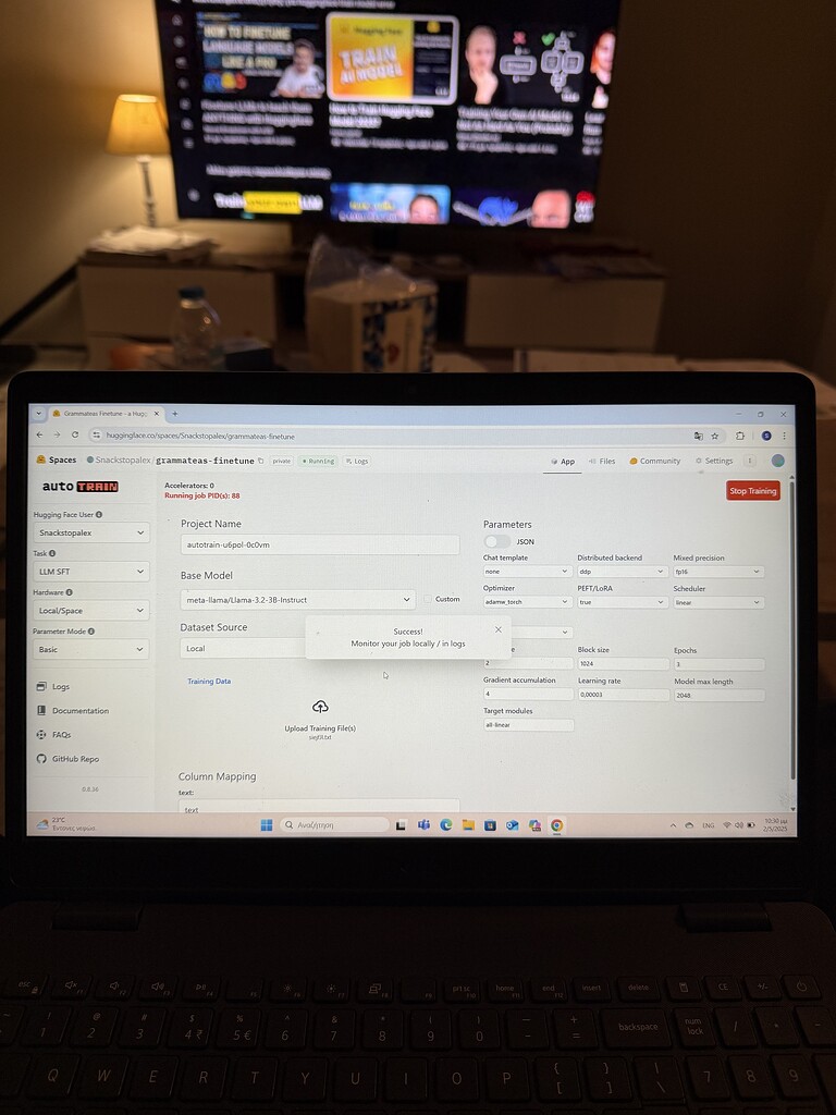 Errors during autotrain use - Spaces - Hugging Face Forums