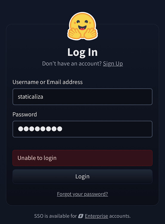 Account Locked: "Unable to login" - Beginners - Hugging Face Forums