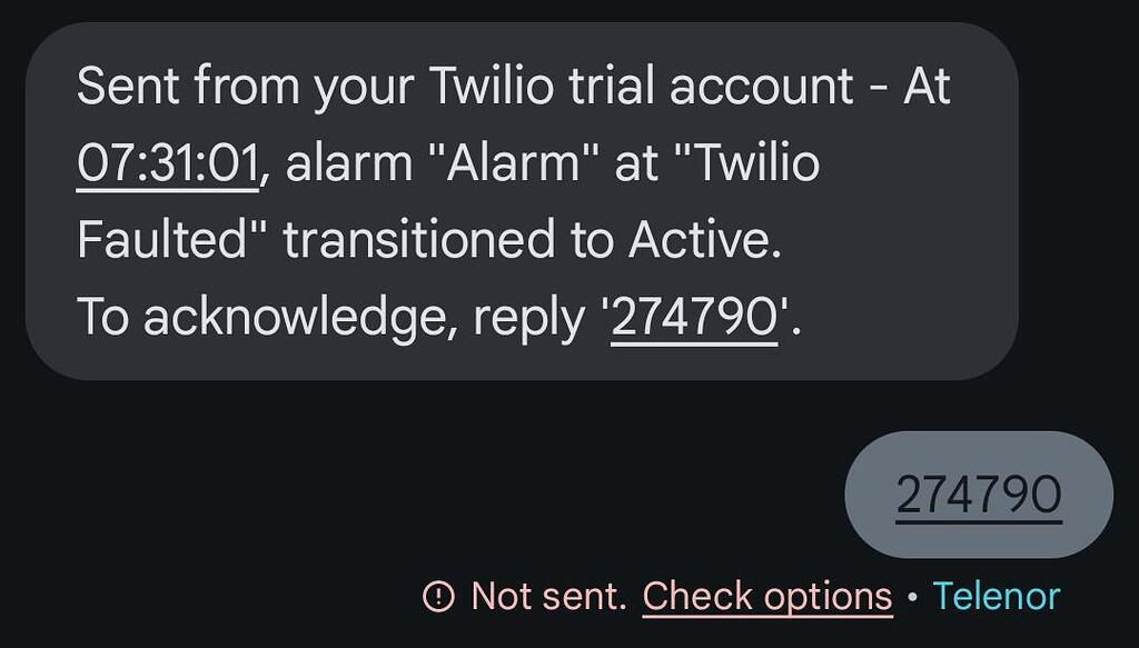 Sms Acknowledgment Issue Using Twilio Ignition Inductive Automation Forum