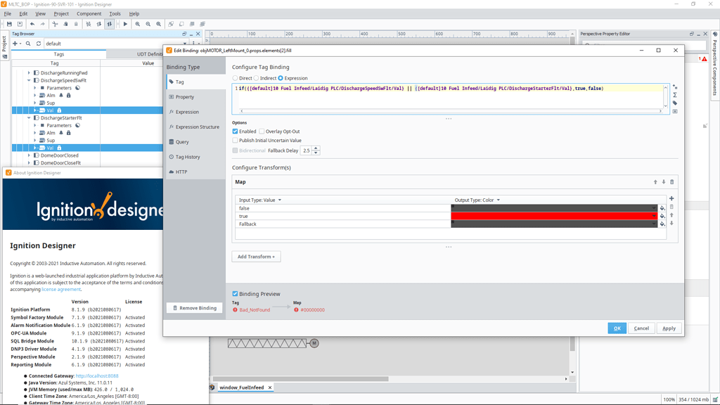 Expression Binding with Tag transform - Ignition - Inductive Automation Forum