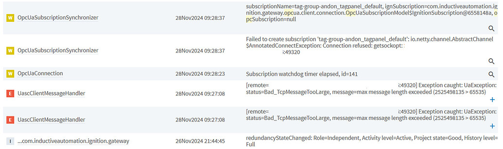 OPC UA (KepserverEX) suddenly disconnect and can't reconnect - General Discussion - Inductive ...