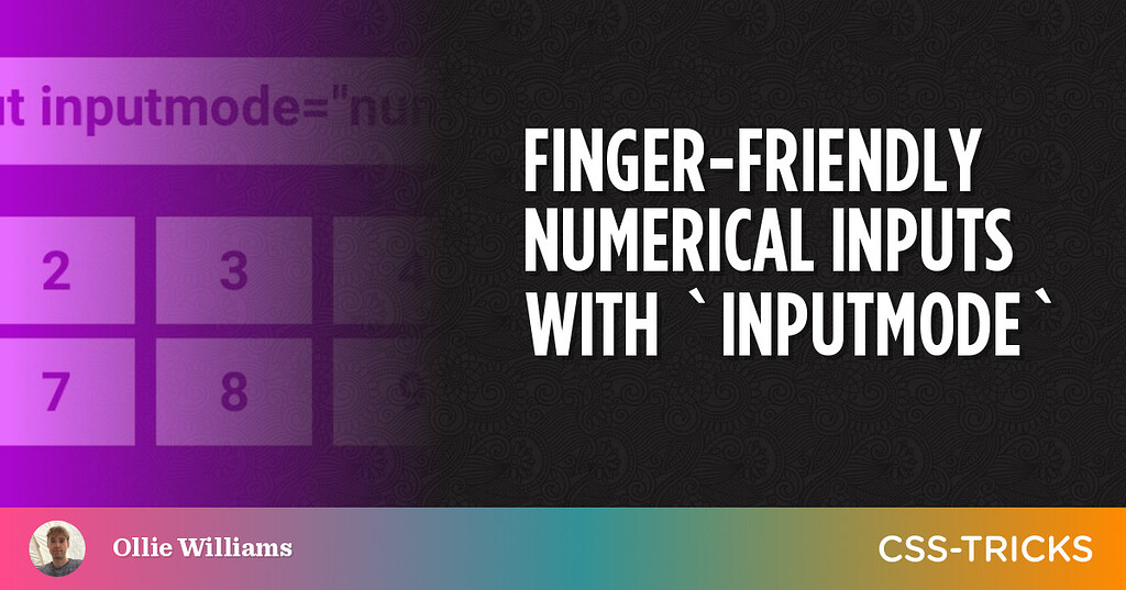 [FEATURE] Perspective - Input - inputmode attribute - Ignition - Inductive Automation Forum