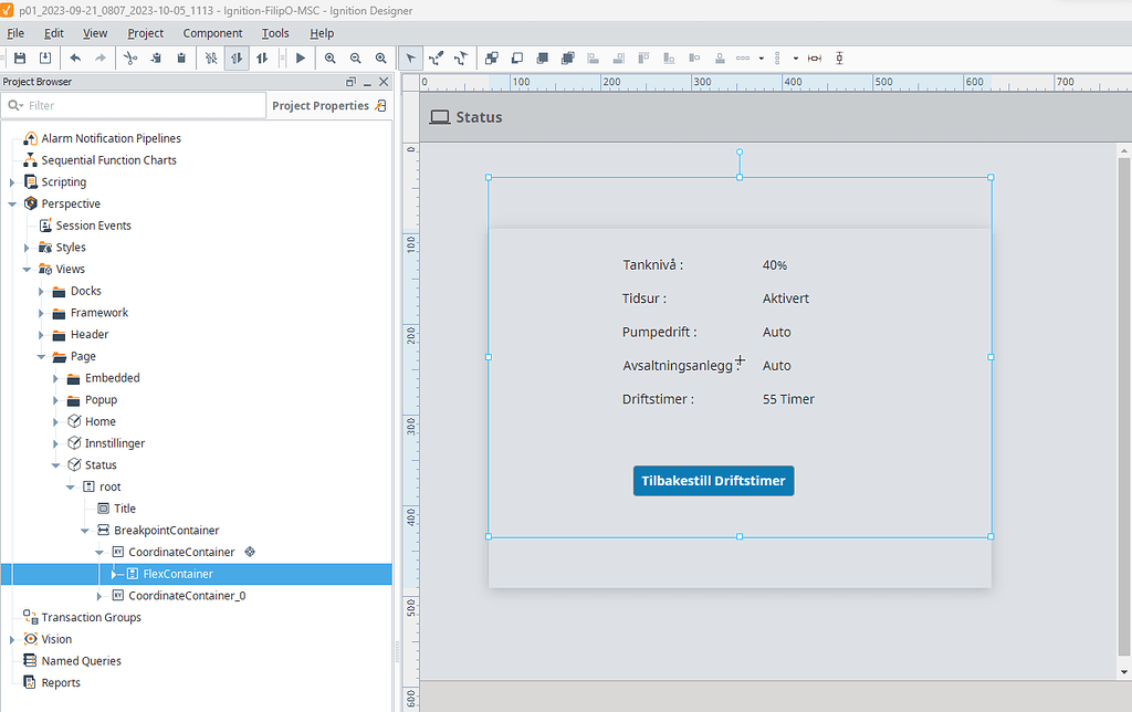Breakpoint Container + CordinateContainer bug - Ignition - Inductive Automation Forum