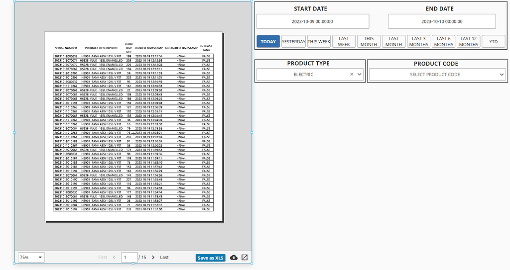 Converting a report to excel sheet - Ignition - Inductive Automation Forum