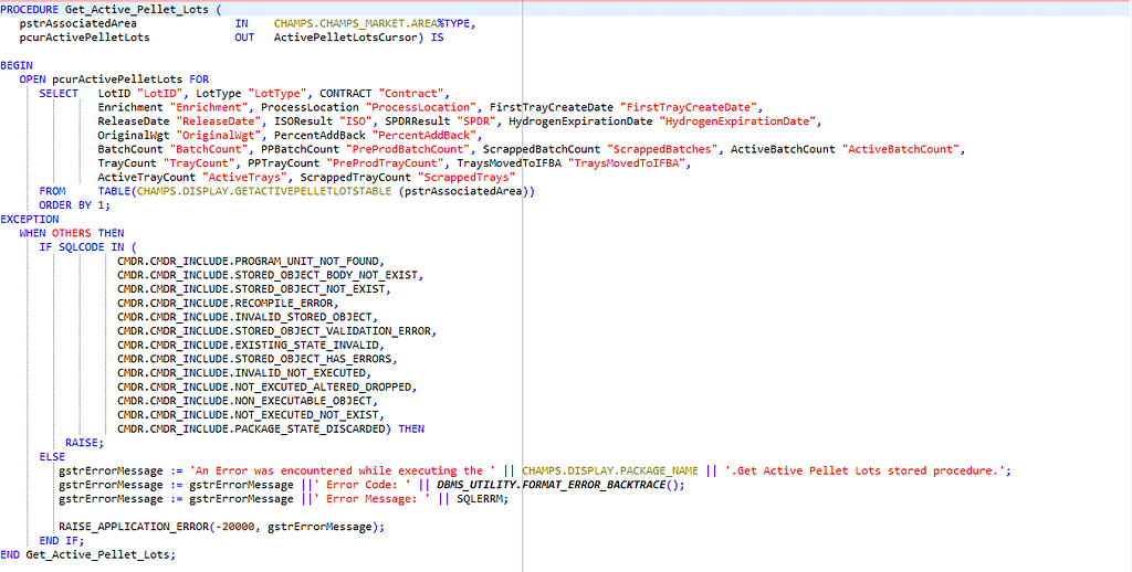 Issues with Calling Oracle Stored procedure - General Discussion ... Issues with Calling Oracle Stored procedure - General Discussion ...