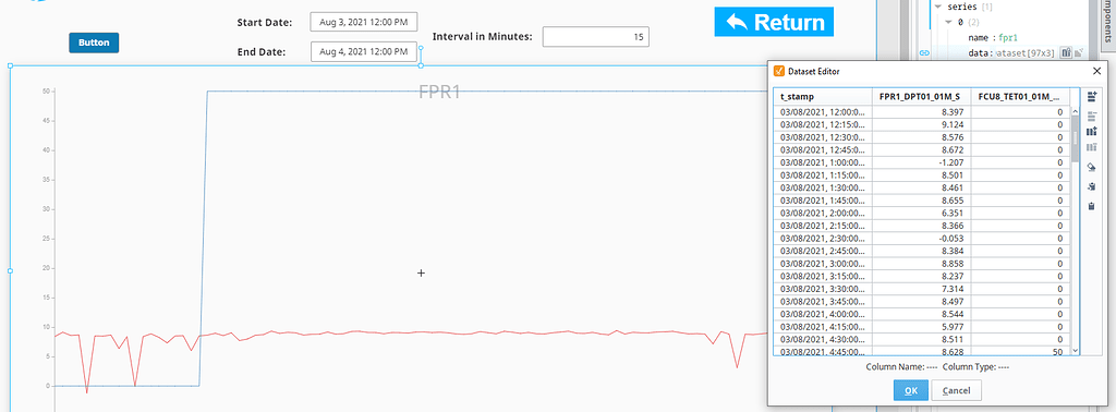 Export dataset to XLS filetype from Time Series Chart - Ignition ...