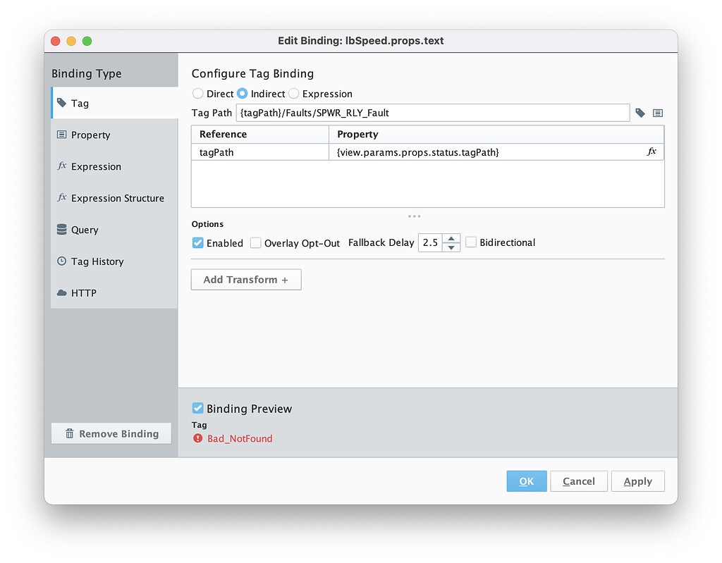 Finding the tagPath for an indirect Tag Binding - Ignition - Inductive Automation Forum