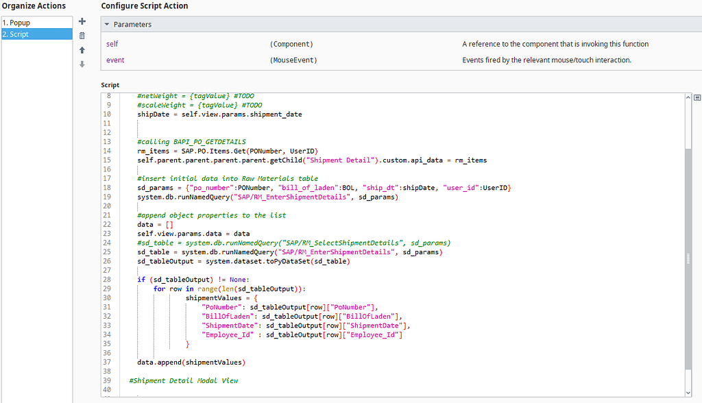 Passing Parameters to a Popup View - Ignition - Inductive Automation Forum
