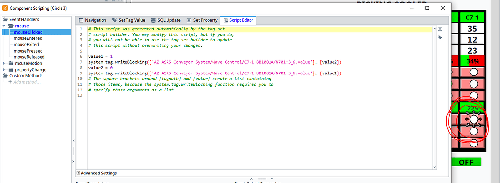 Creating a script for a circled shape based on a mouse click - Ignition - Inductive Automation Forum