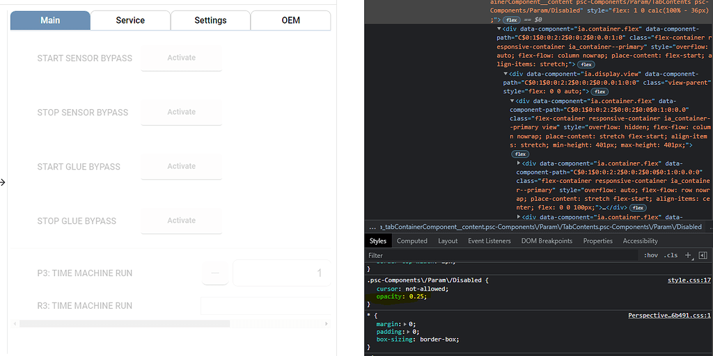 [Tab Container] Components/Param/Disabled - Ignition - Inductive ...