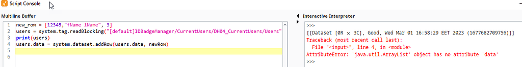 Dataset type tag manipulation with system.dataset functions - Ignition - Inductive Automation Forum