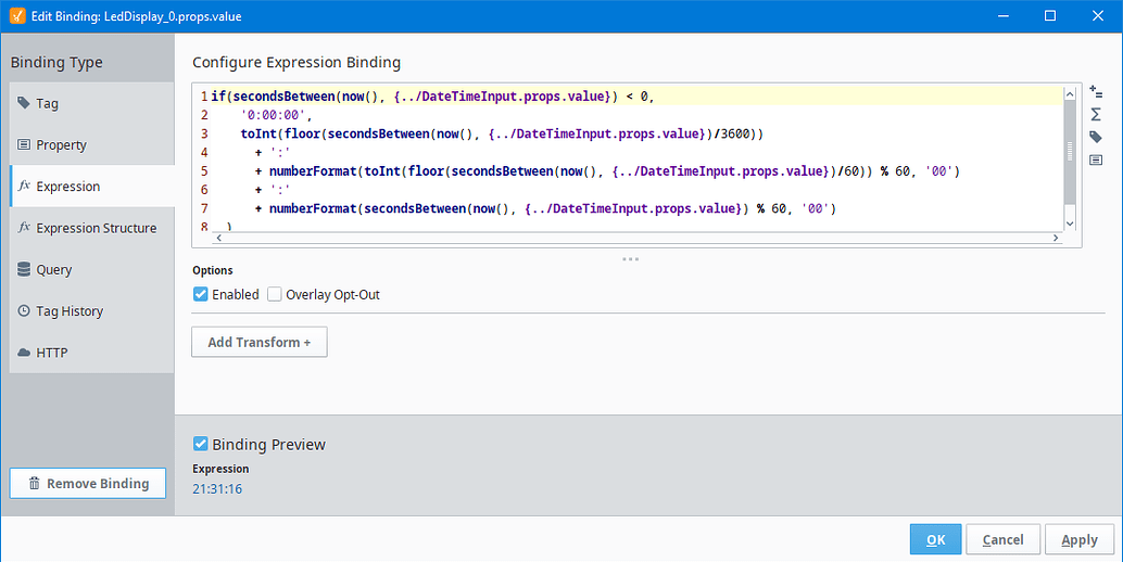 Creating a simple countdown timer - Ignition - Inductive Automation Forum