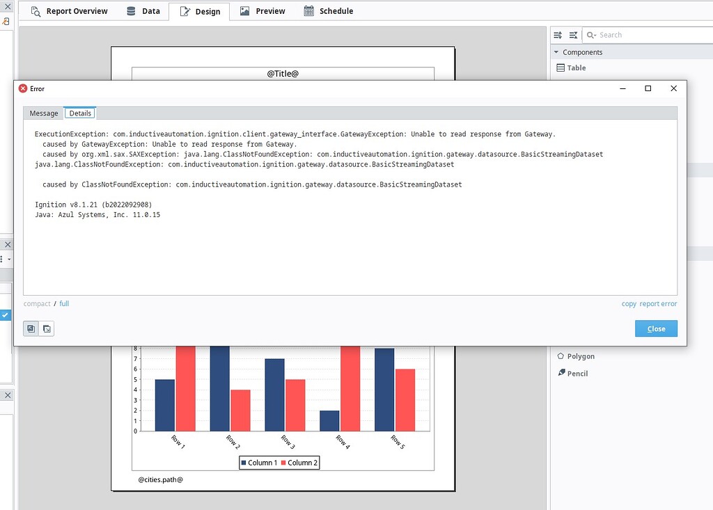 Script error in reporting module - Ignition - Inductive Automation Forum