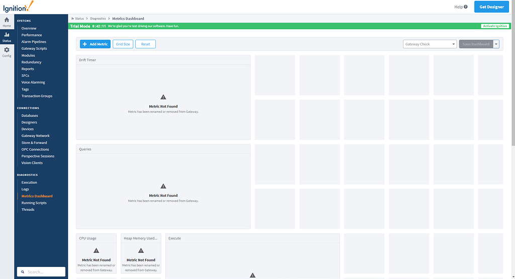 Gateway Dashboard In A Docker Container Ignition Inductive