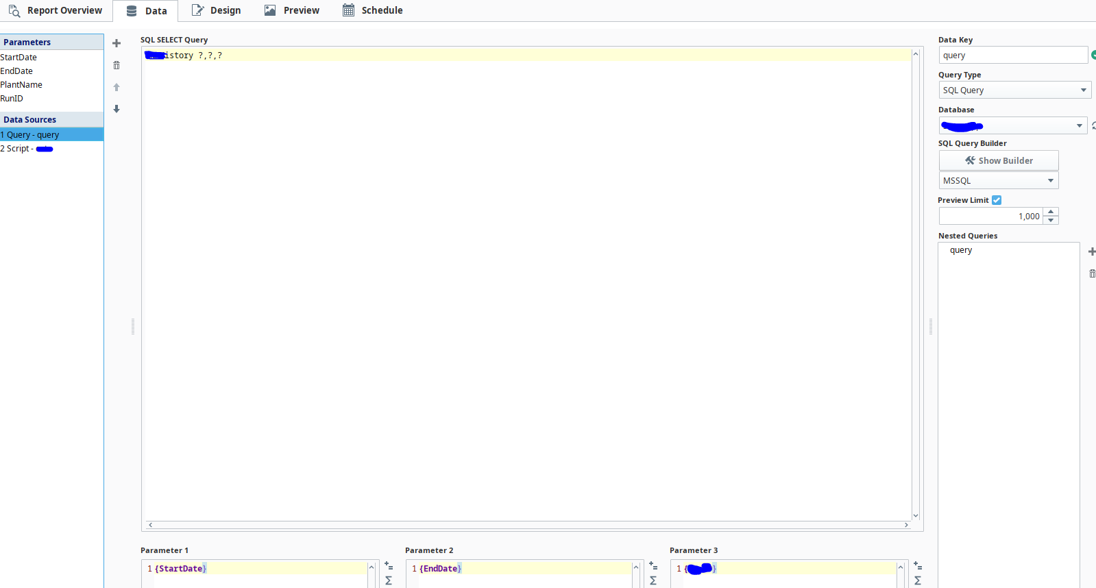 Using Stored Procedure in Ignition Report - Ignition - Inductive ...