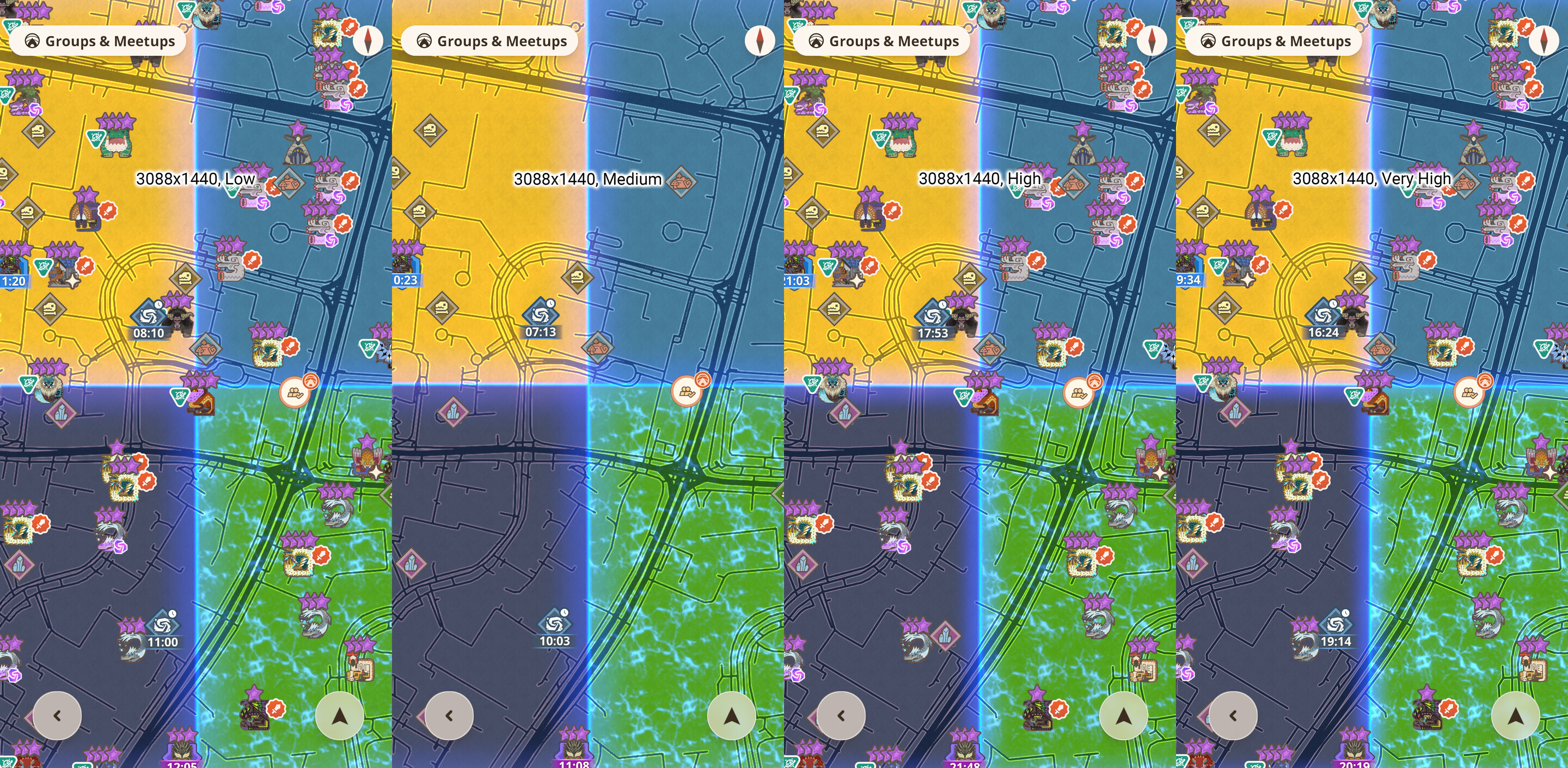 12/22アップデート後の画面表示劣化/Field map display quality changes drastically when ...
