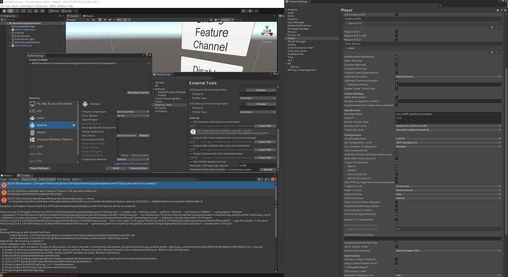 Build error Android: Exception: C:\Program Files\Unity\2019.4.33f1\Editor\Data\il2cpp/build ...