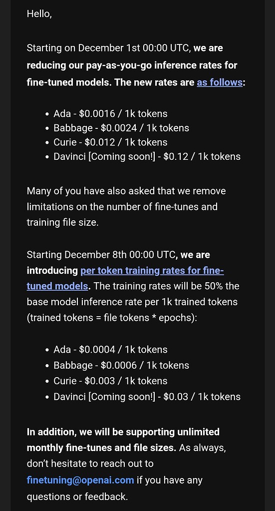 Updates To Fine Tuning Api Api Openai Developer Community