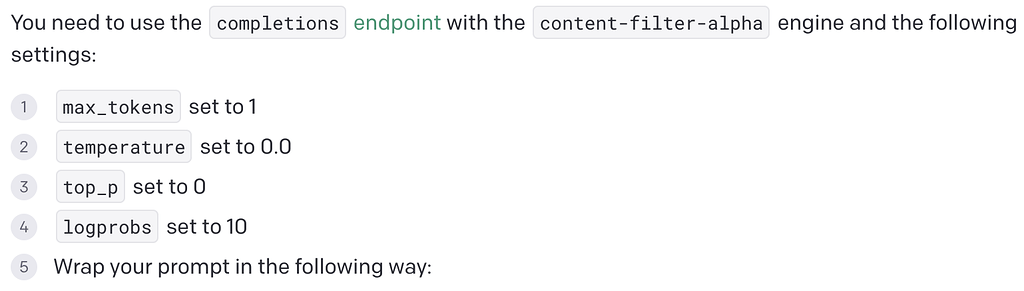 Content filter API paramter - Prompting - OpenAI Developer Community
