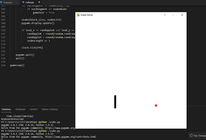 A classic snake game using Codex - API - OpenAI Developer Community