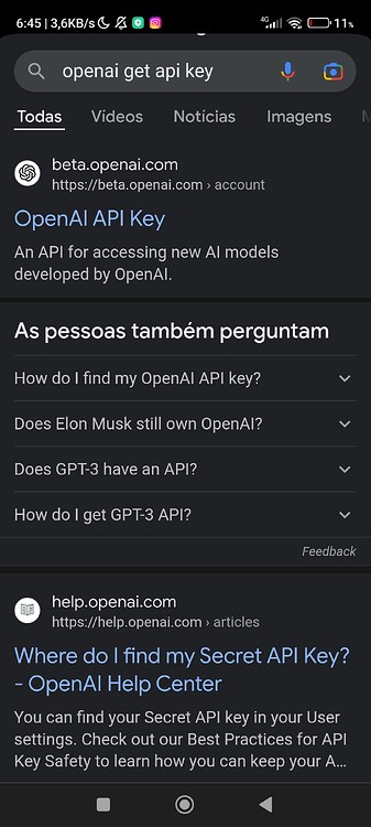 How do I get my API key? - API - OpenAI Developer Community