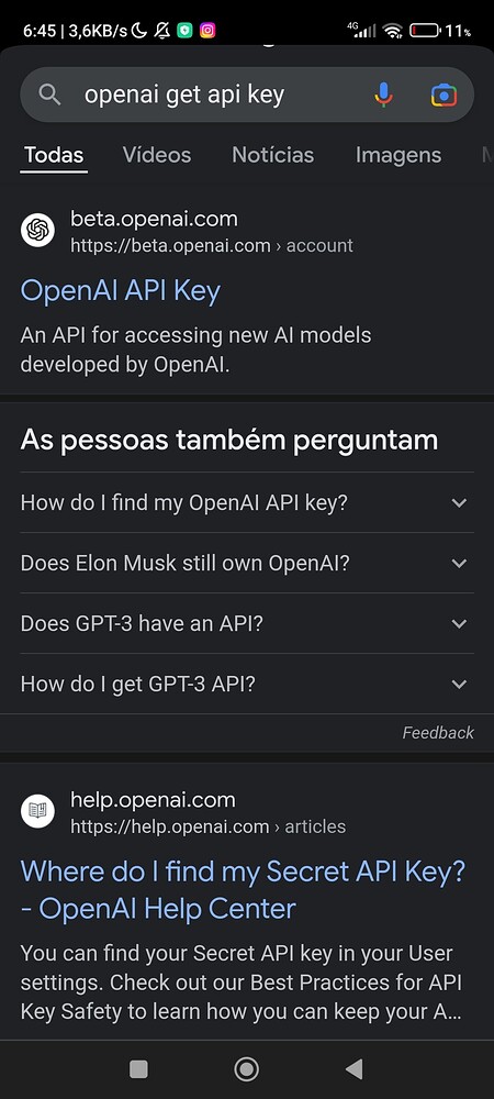 How do I get my API key? - API - OpenAI Developer Community