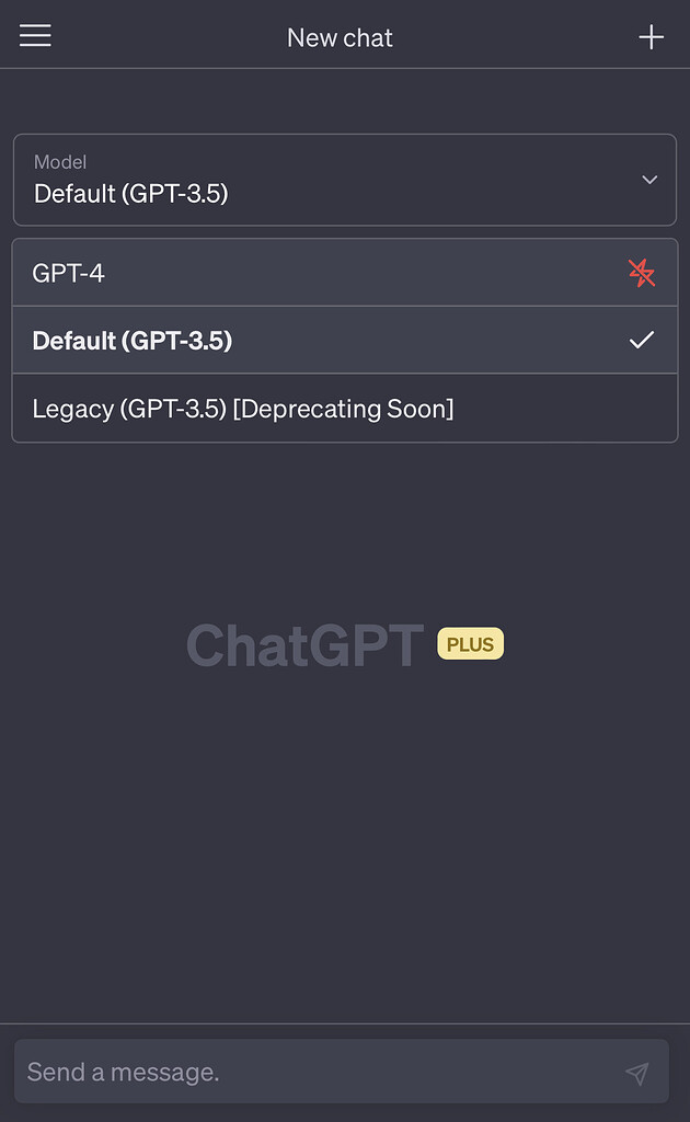 Can’t select GPT-4 from drop-down menu even though I pay for premium - ChatGPT - OpenAI ...