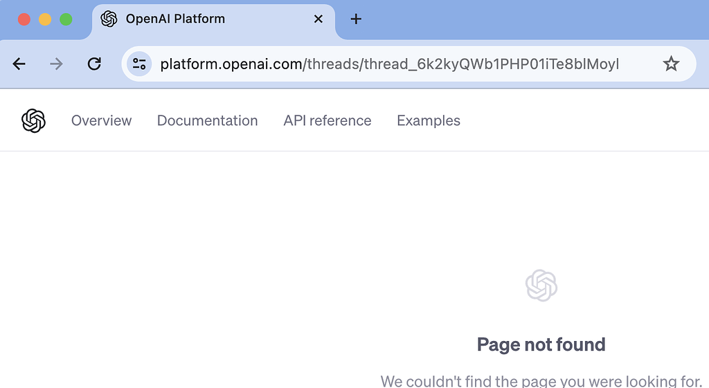 Playground: Threads gone ... https://platform.openai.com/threads - API - OpenAI Developer Community