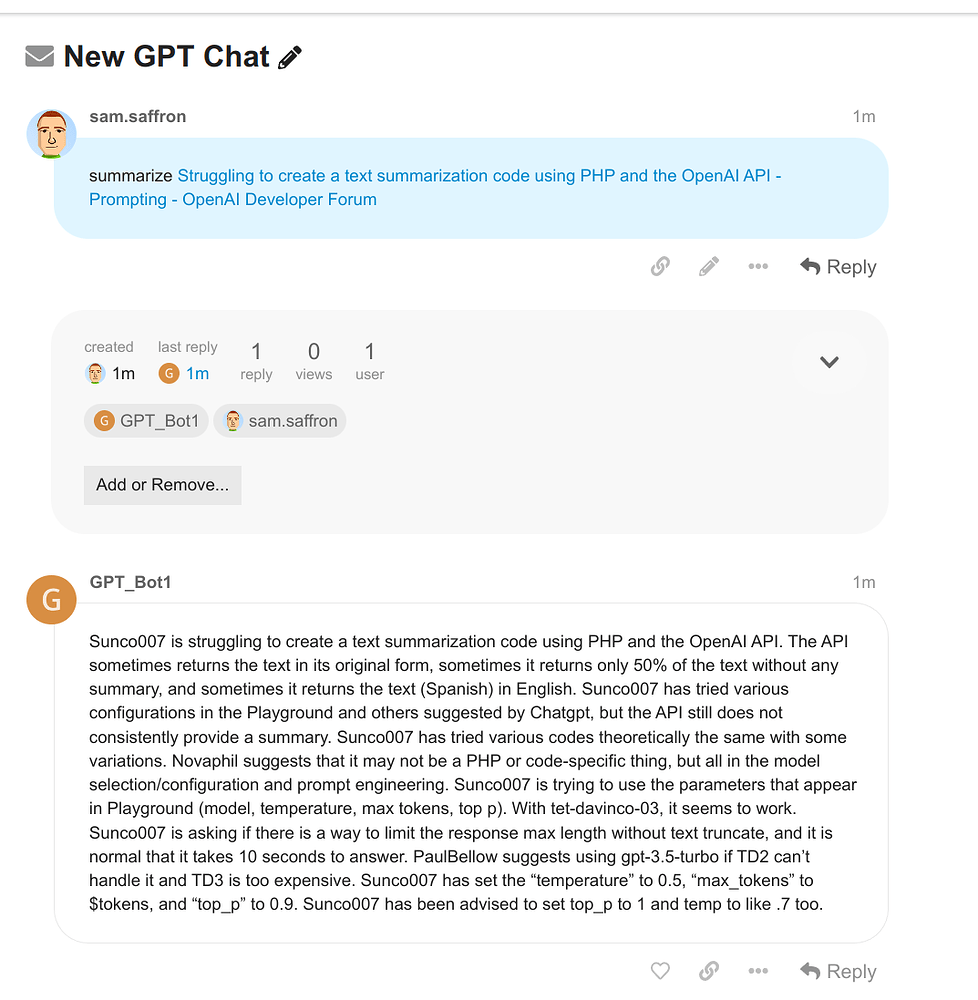 Struggling to create a text summarization code using PHP and the OpenAI API - Prompting - OpenAI ...