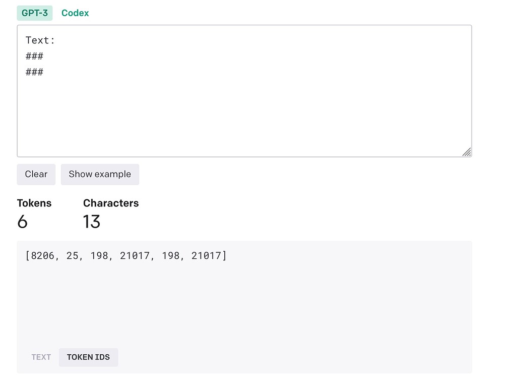 Question about the tokenizer - API - OpenAI Developer Community