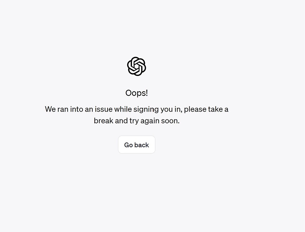 Cant Login Into Chatgpt Error For Login Through Browser Bugs Openai Developer Community