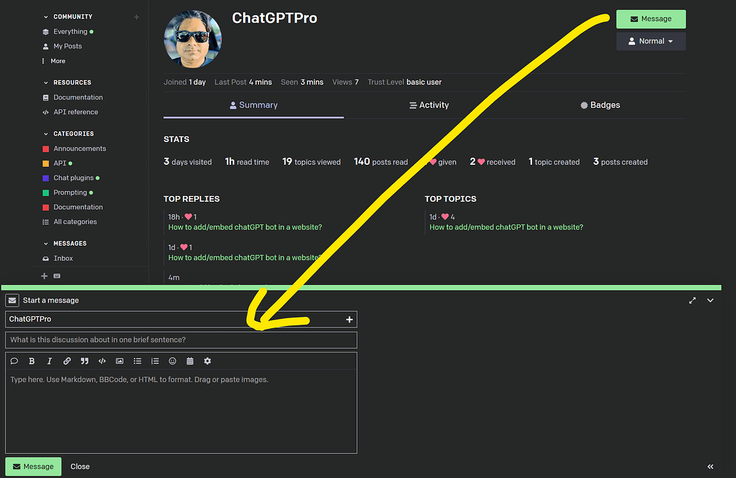 How to add/embed chatGPT bot in a website? - Community - OpenAI Developer Community