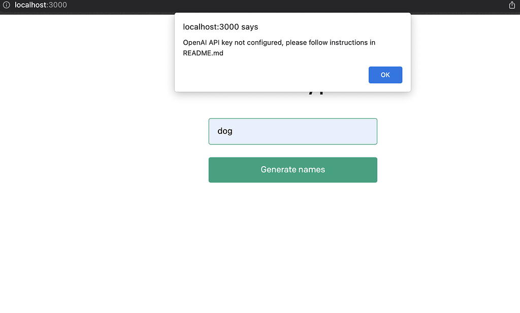 Running into a constant roadblock with Quickstart Tutorial - API - OpenAI Developer Community