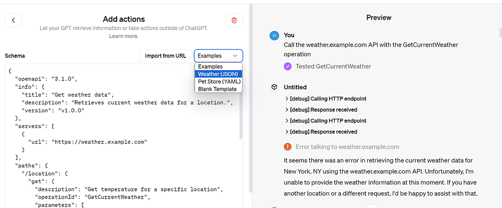 Issues with Pre-Configured Test APIs, Including Weather - API - OpenAI ... Issues with Pre-Configured Test APIs, Including Weather - API - OpenAI ...