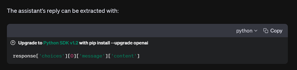 Chat Completions Response Needs To Be Updated in Documenation ...