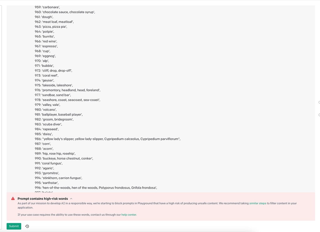 ImageNet class names contain high-risk words? - API - OpenAI Developer Community