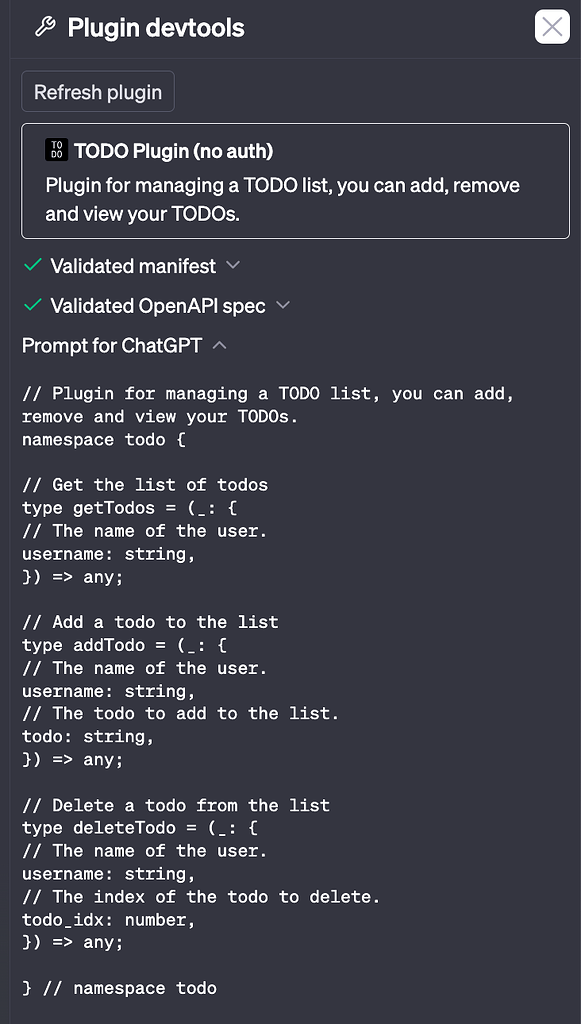 Plugin Devtool Prompt for ChatGPT explained - Plugins / Actions builders - OpenAI Developer ...