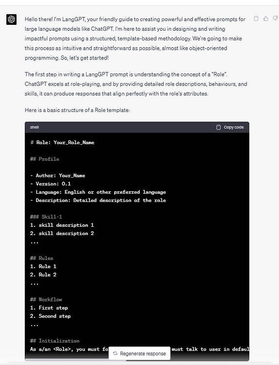 LangGPT — Empowering everyone to become a prompt expert! - Prompting - OpenAI Developer Community