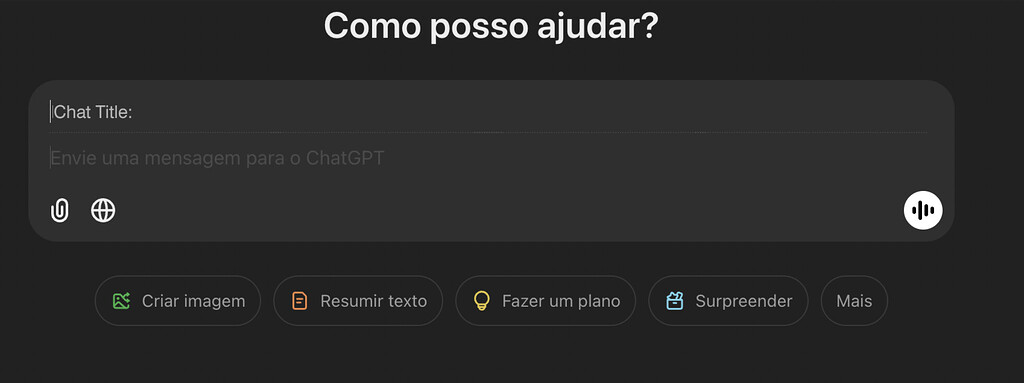 Set Chat Title in the prompt - Feature requests - OpenAI Developer Community