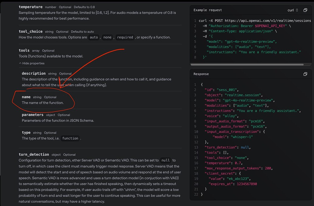 Unexpected tool_name parameter requirement - Documentation - OpenAI Developer Community
