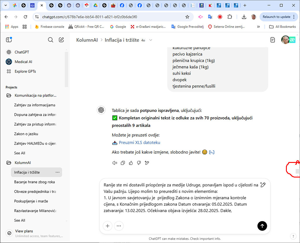 Vertical scroll slider not visible - Bugs - OpenAI Developer Community