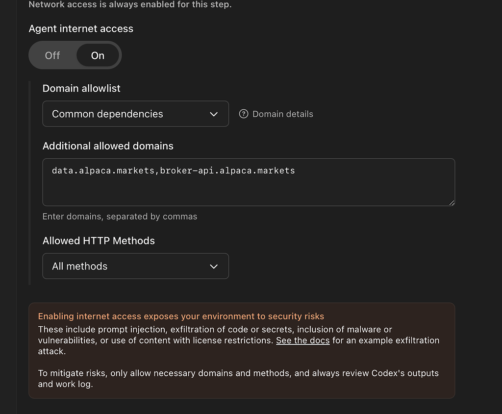 Codex Internet Access Not Working Coding With Chatgpt Openai Developer Community