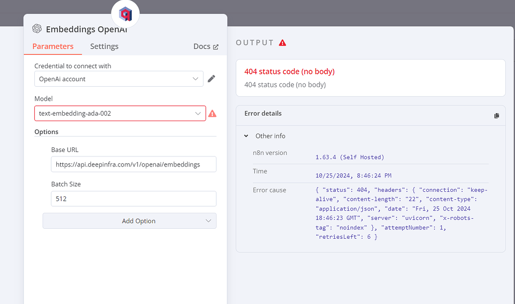N8N integration using OpenAI api - API - OpenAI Developer Community
